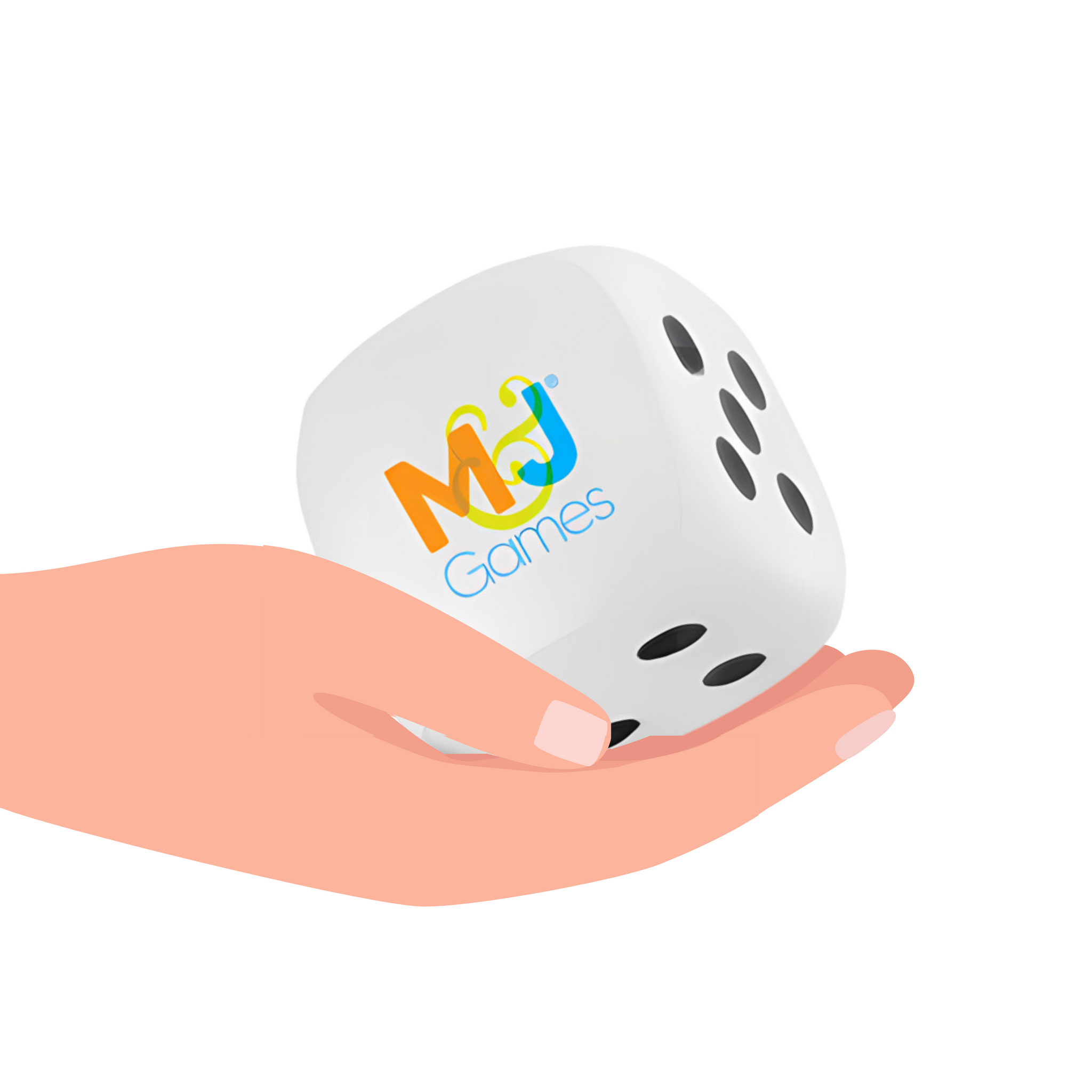 M&J Games Dice-Shaped Stress Ball – M&J Games, LLC