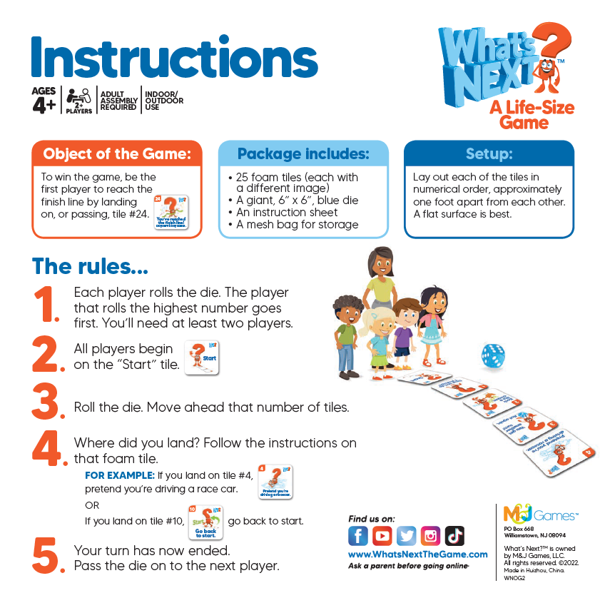 Download Instructions for Any of Our Life-Size Games. – M&J Games, LLC