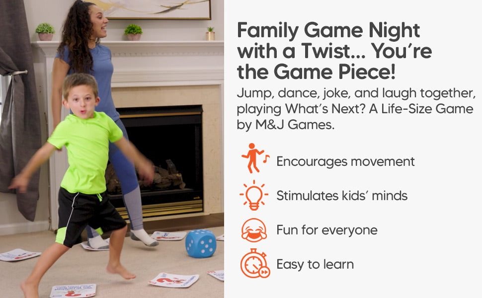 What's Next? A Life-Size Game – M&J Games, LLC